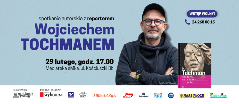 Wojciech Tochman w Książnicy Płockiej - PłockFM | PłockFM